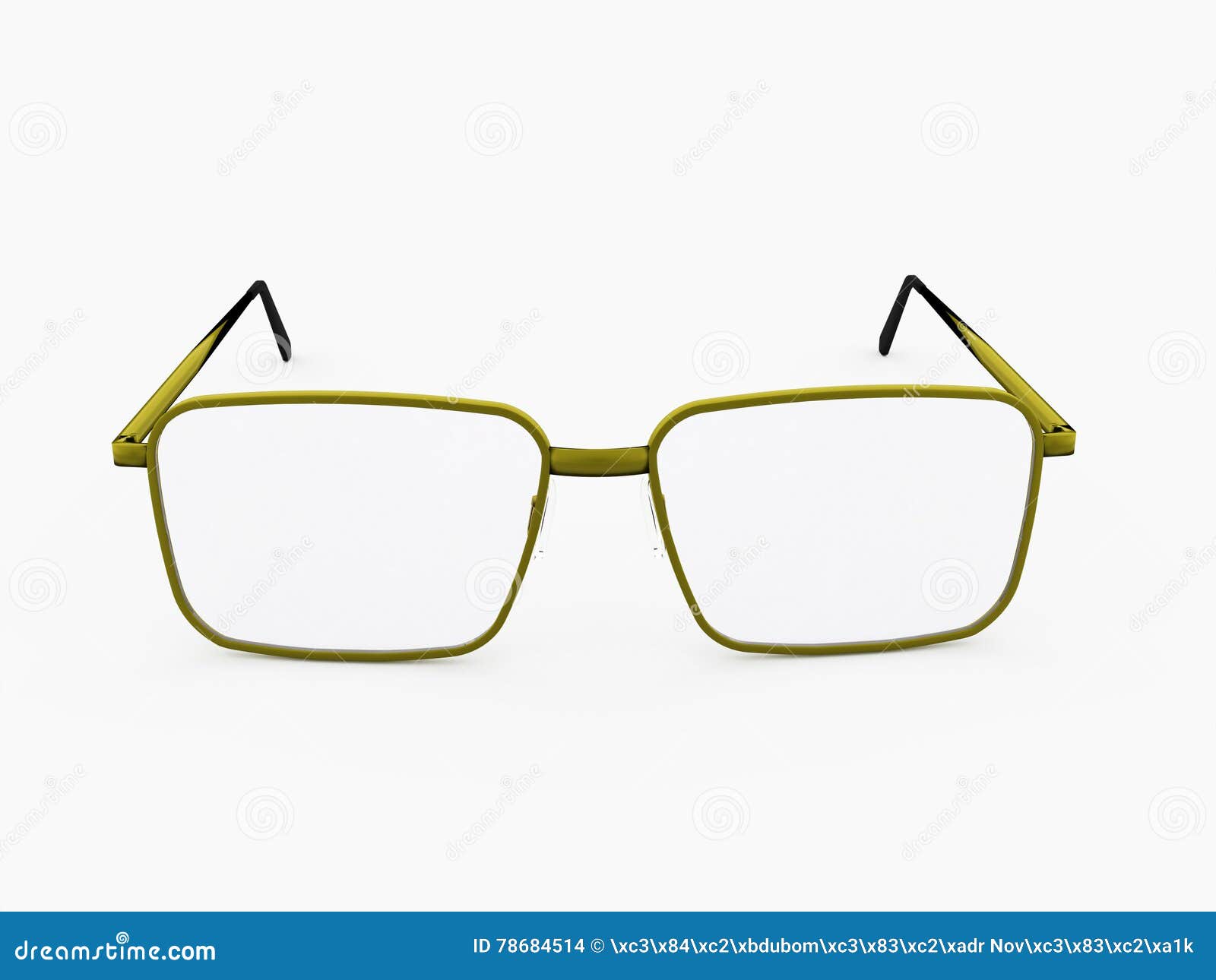 Glases On White Background Isolated Stock Image | CartoonDealer.com ...