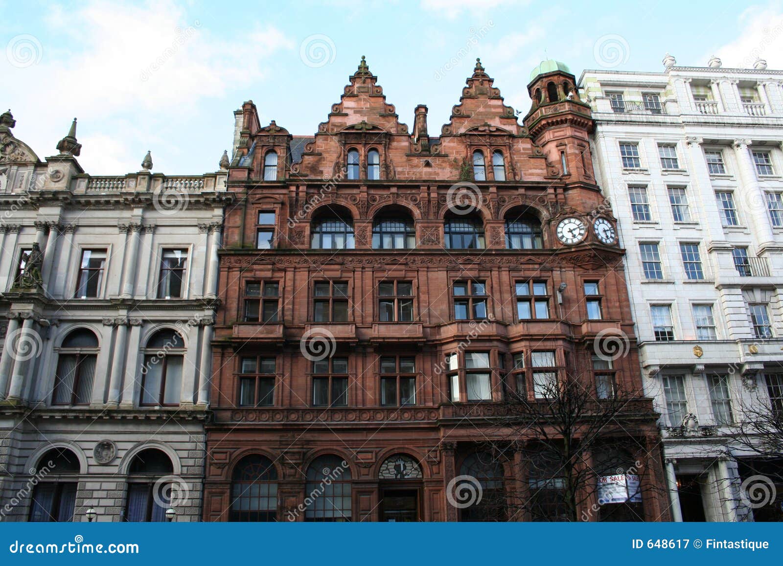 Glasgow Architecture stock image. Image of ornate, facade - 648617