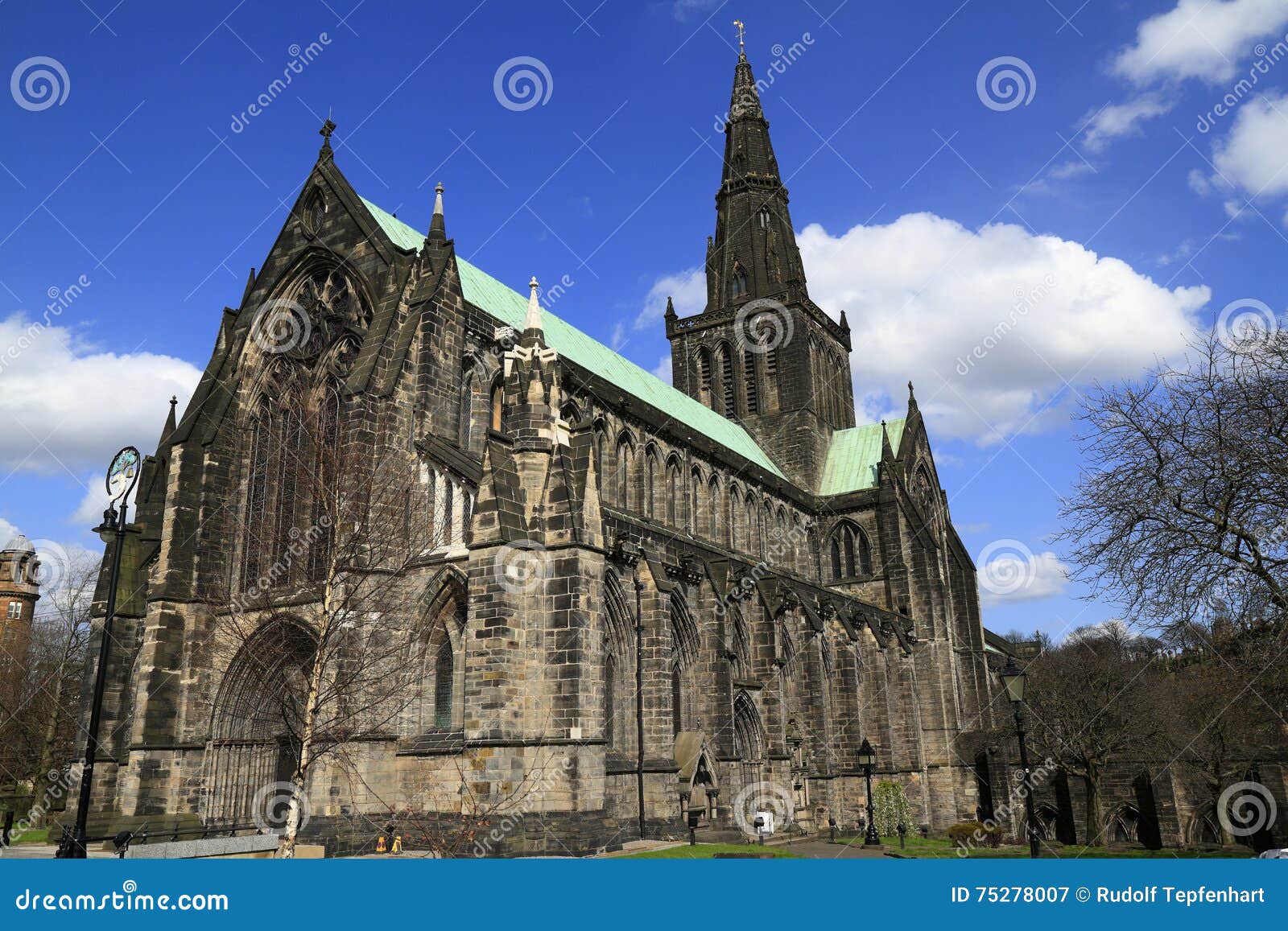 Glasgow Cathedral Scotland, UK Stock Image - Image of architecture ...
