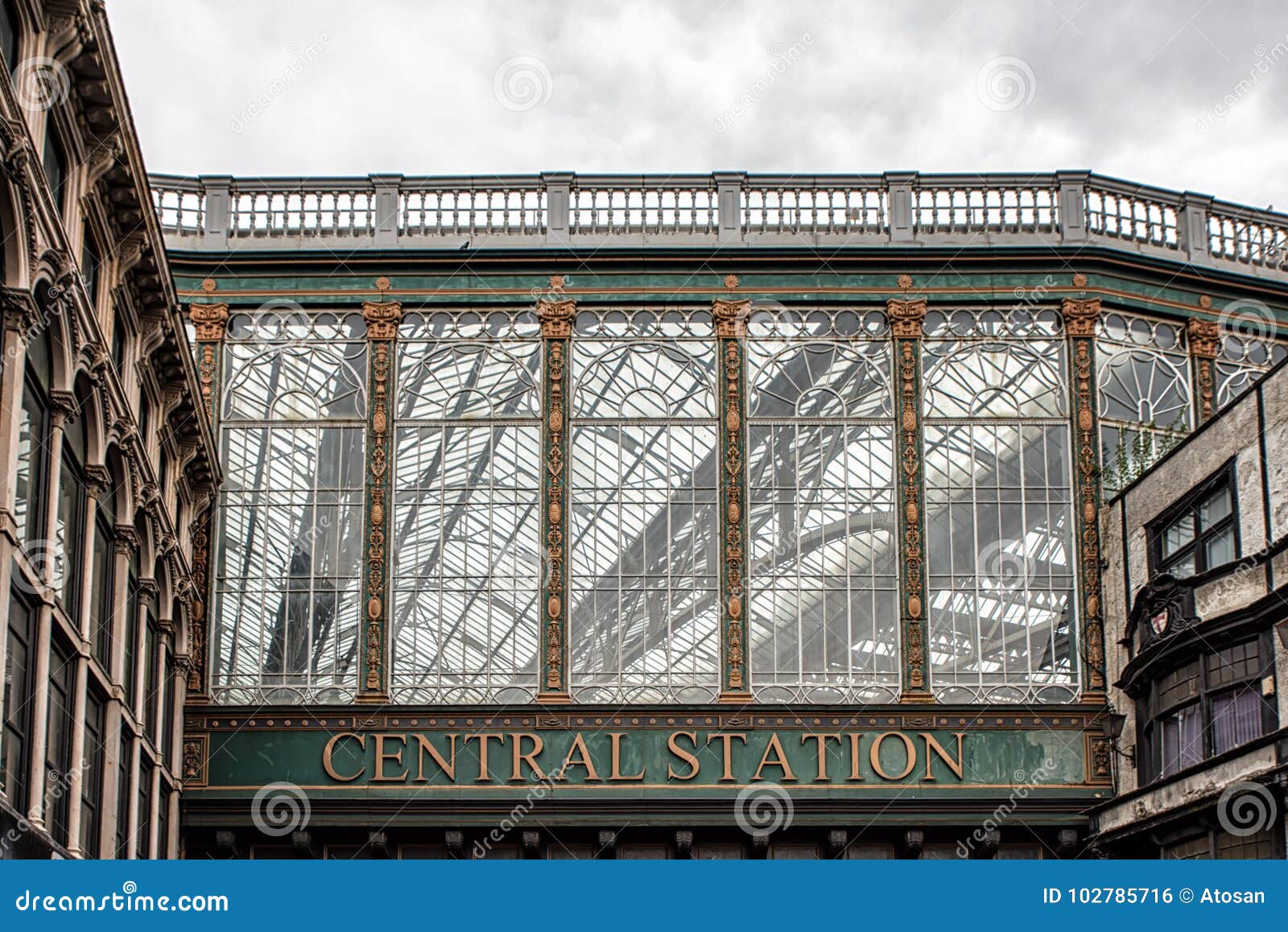 Glasgow central station stock photo. Image of built - 102785716