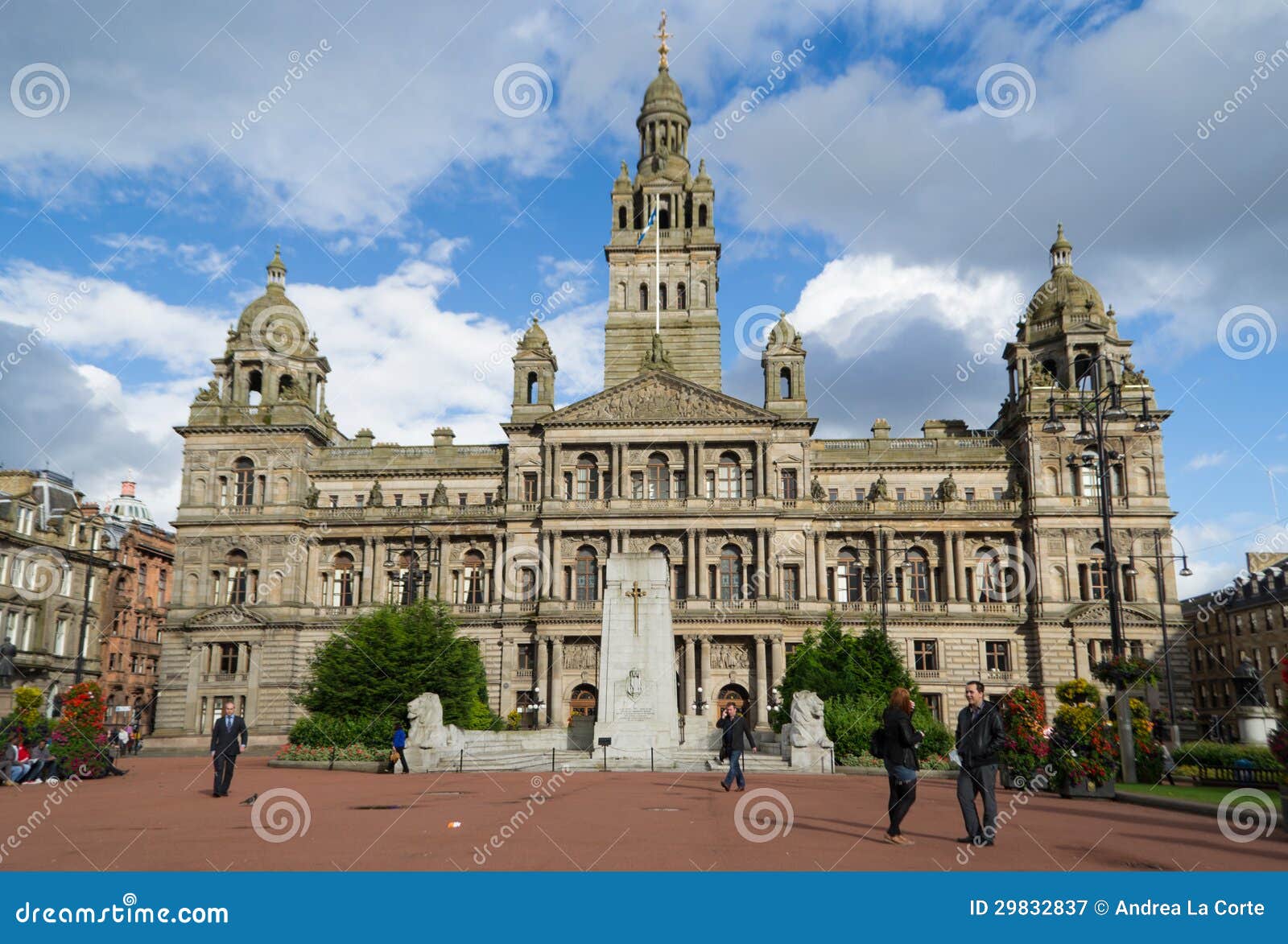 Glasgow City Chambers editorial photography. Image of hall - 29832837