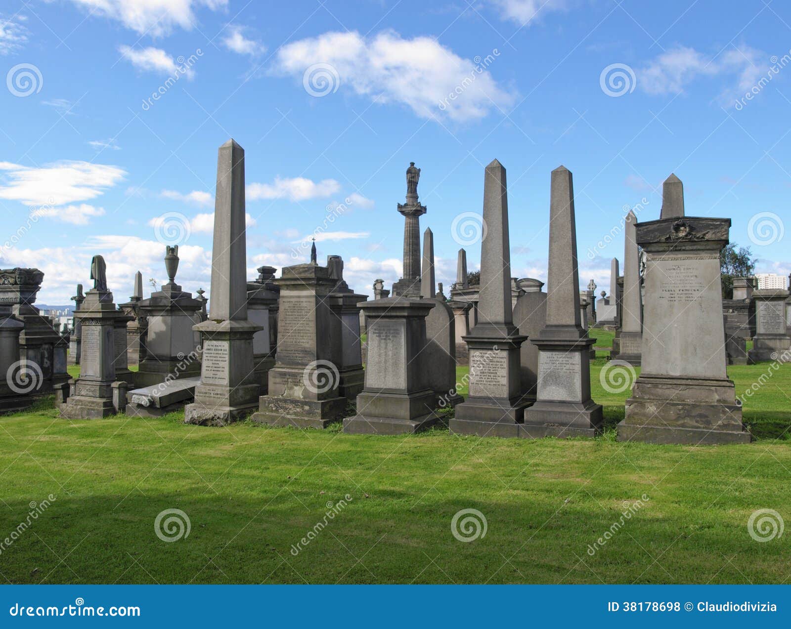 Glasgow necropolis stock photo. Image of necropolis, garden - 38178698