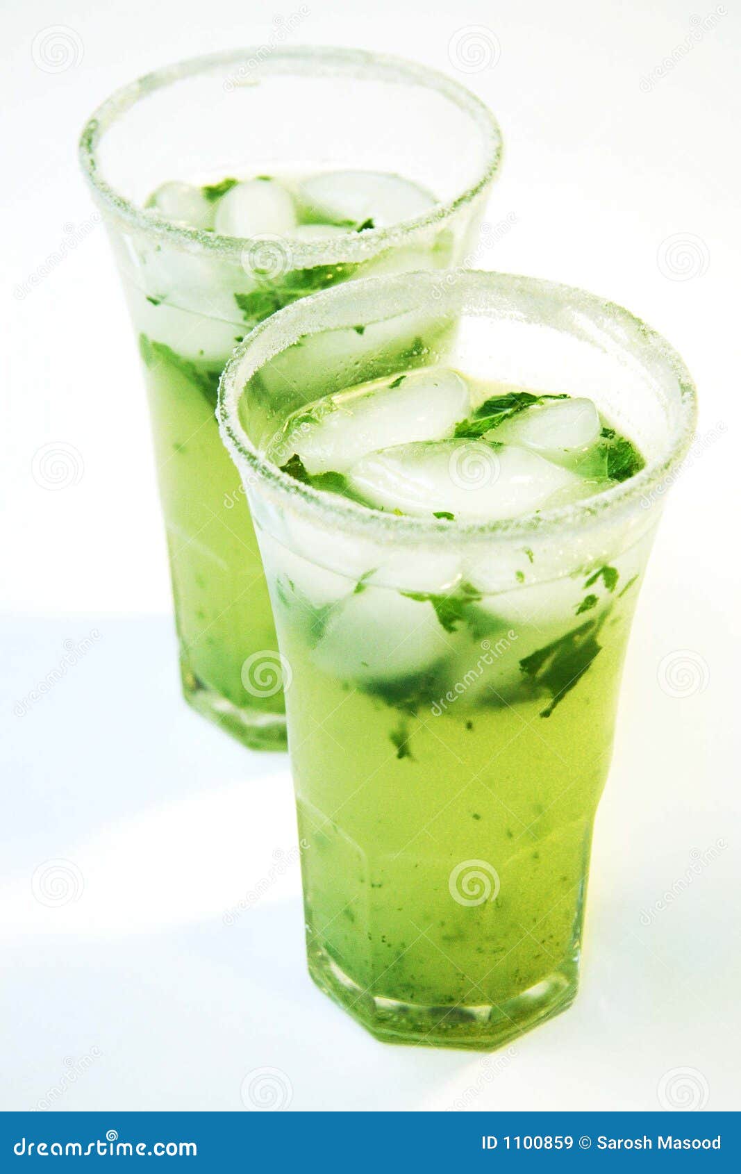 Glass stock image. Image of green, refreshments, refreshing - 1100859