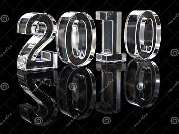 Glass 2010 stock illustration. Illustration of isolated - 11043094