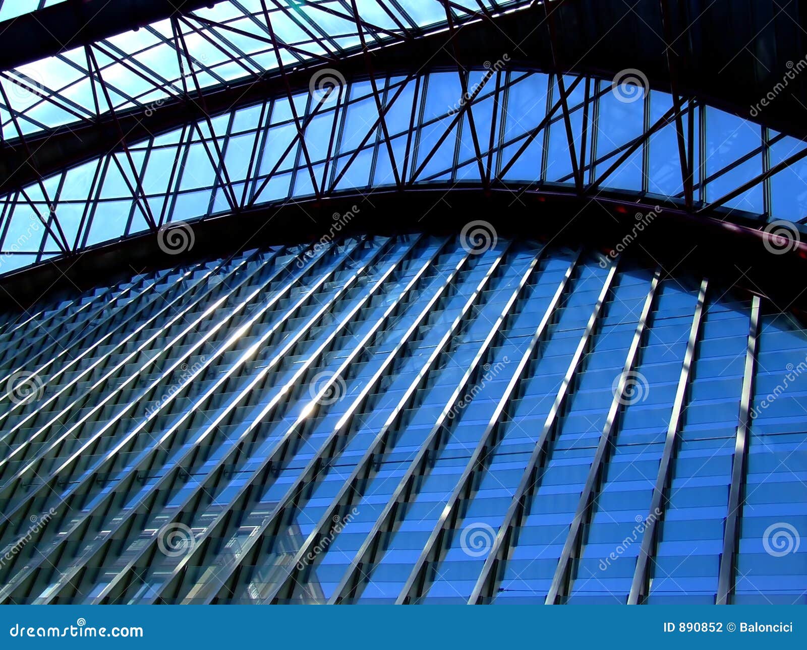 Glass arch stock photo. Image of structural, arch, city - 890852