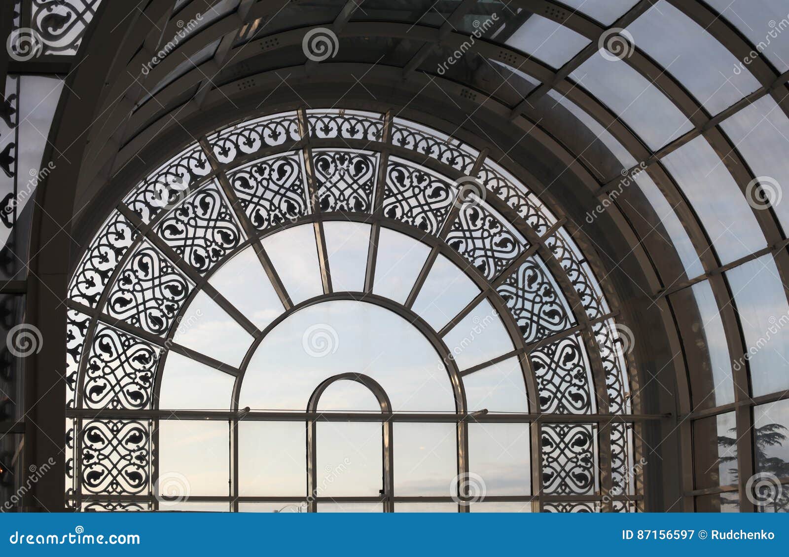 Glass Arch Roof - Building Royalty-Free Stock Image | CartoonDealer.com ...