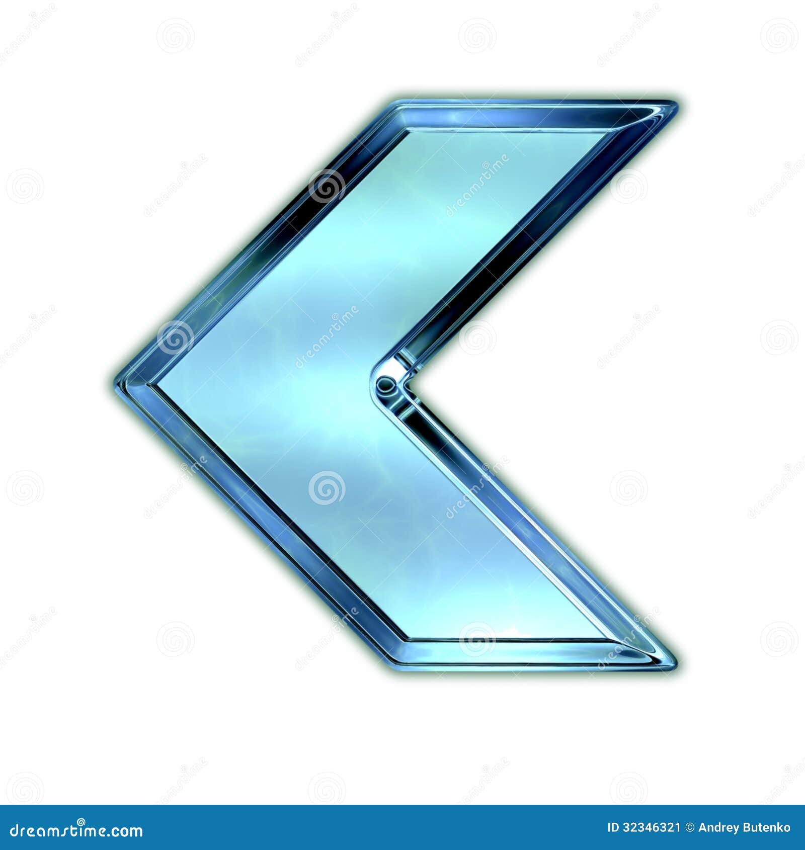 Glass Arrow Royalty-Free Stock Photo | CartoonDealer.com #32346321