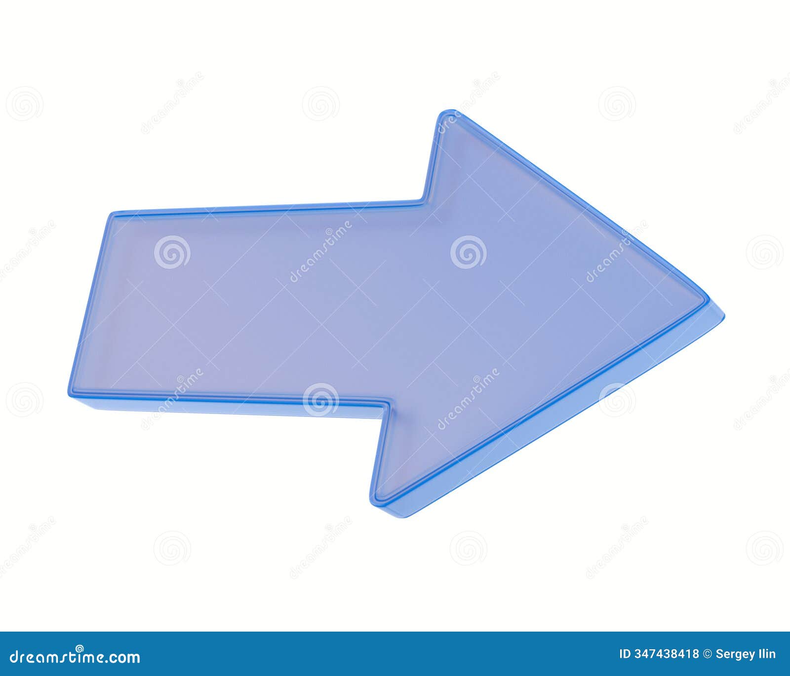 Glass Arrow Cursors Set Isolated On White Vector Illustration ...