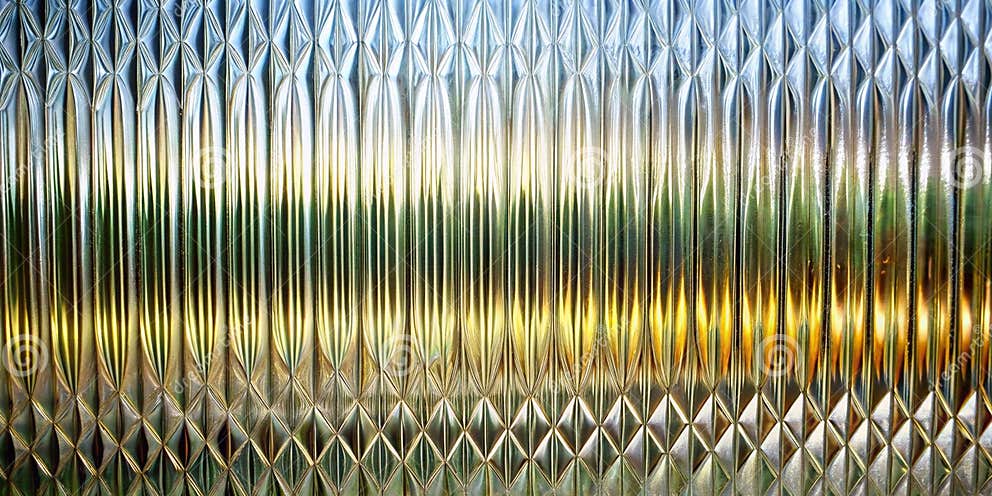 Glass Background with Reeded Pattern, Textured Surface Stock ...