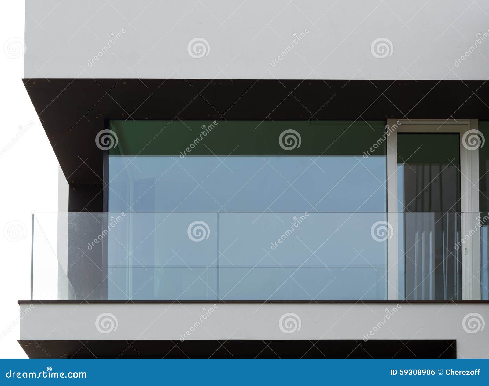Balcony And Glass Windows In San Juan, Puerto Rico Stock Photo ...