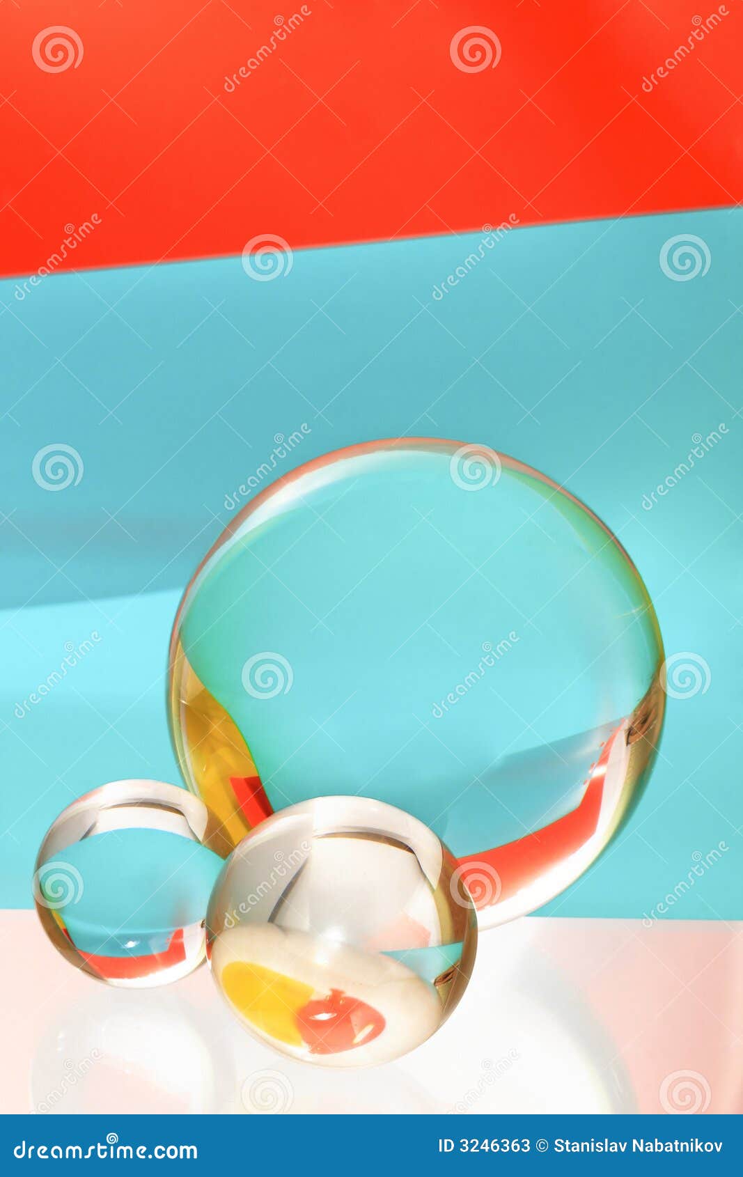 Glass ball stock image. Image of paper, shapes, bubbles - 3246363