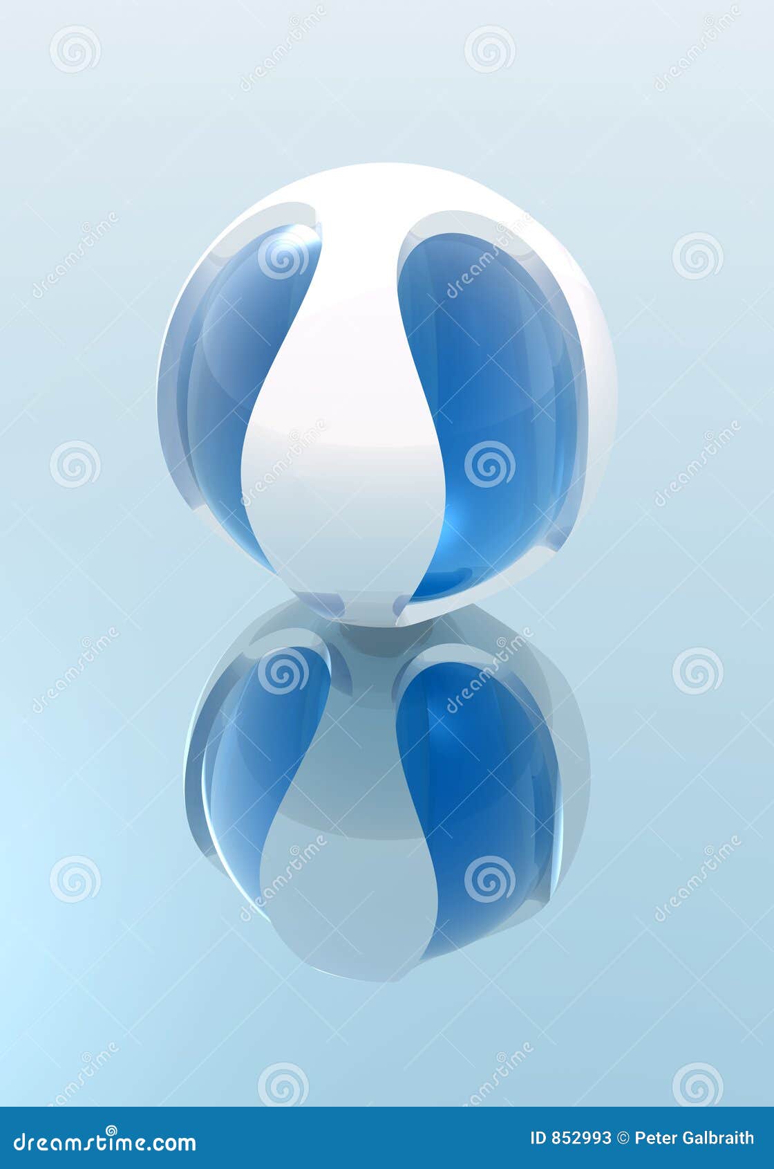 Glass ball stock illustration. Illustration of stylish - 852993