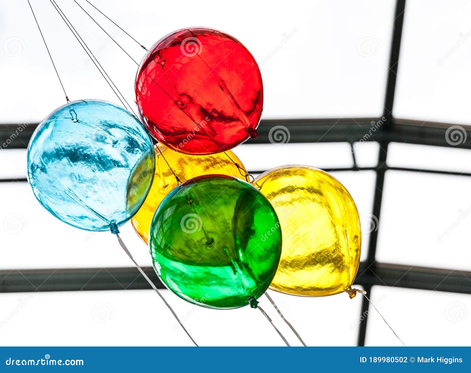 Glass balloons stock photo. Image of cheerful, party - 189980502