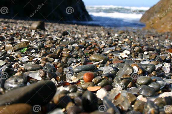 Glass Beach stock photo. Image of sand, rock, cove, bragg - 618044