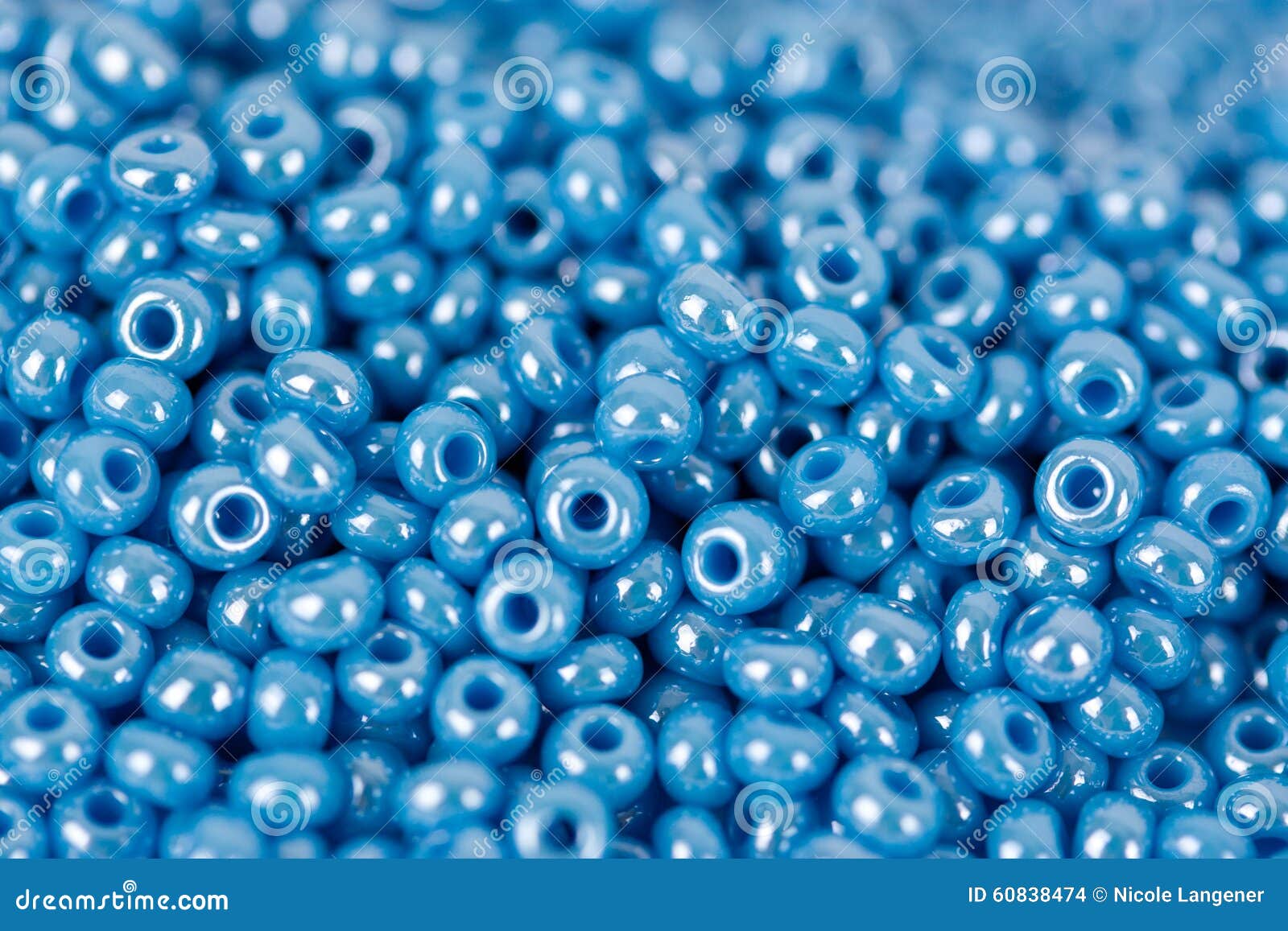 Glass beads blue stock photo. Image of luster, beads - 60838474