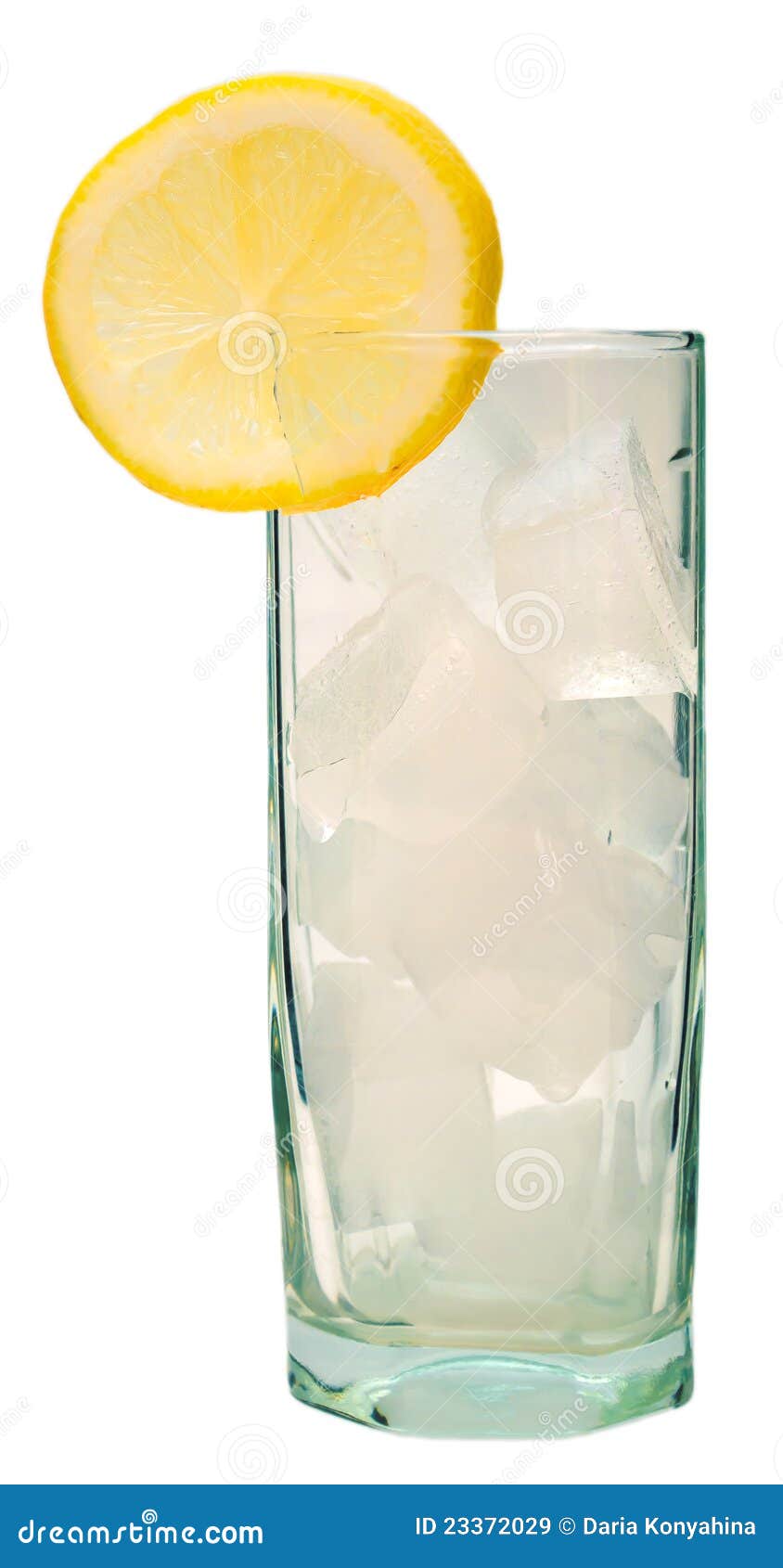 Glass Beaker with Ice and Lemon Stock Image - Image of solid, health ...