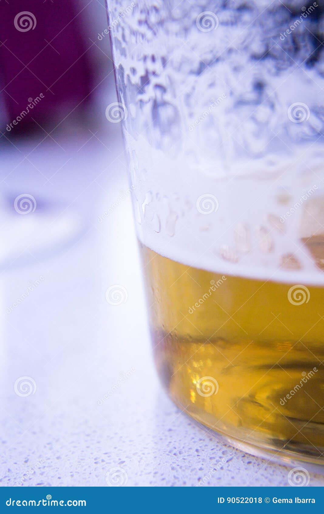 Glass of beer half full stock photo. Image of background - 90522018