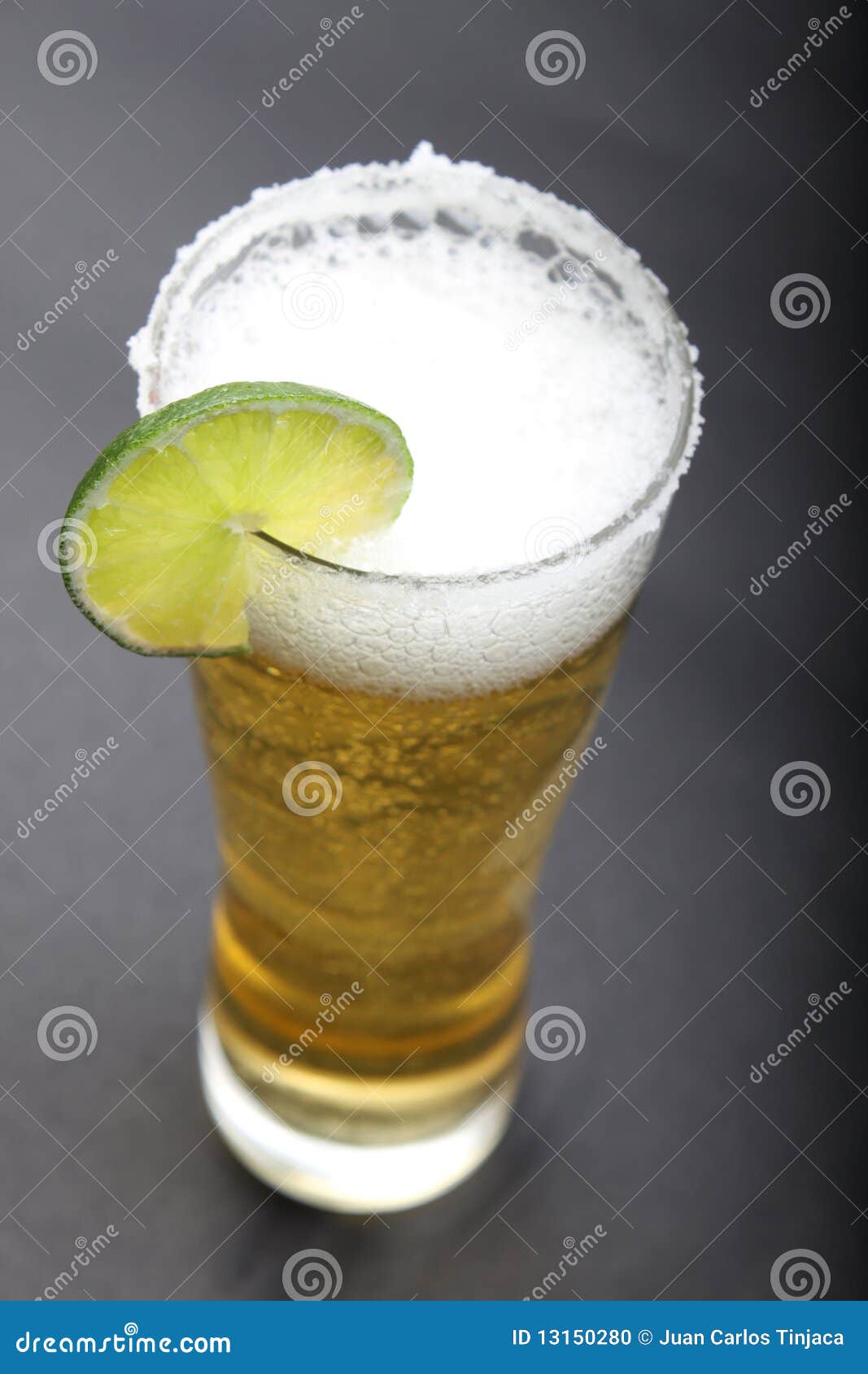 Glass of Beer with Slice of Lemon. Stock Photo - Image of orange, foam ...