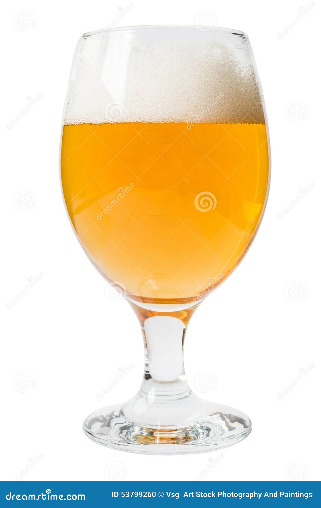 Glass of Beer on a White Background Stock Photo - Image of drink, cold ...