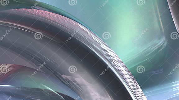 Glass Bending Glass Refraction and Reflection Crystal Elegant Modern 3D ...