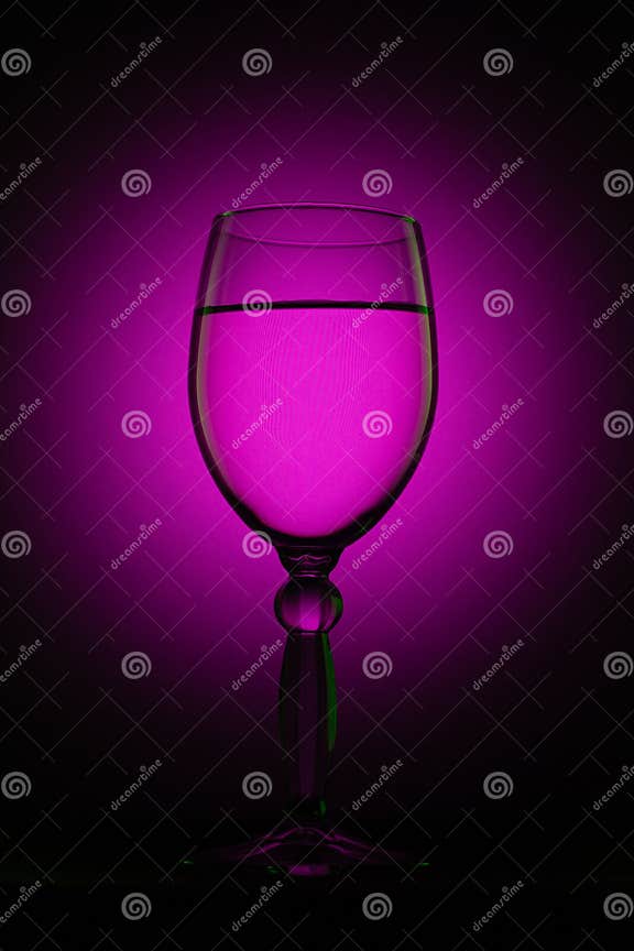 A Glass On A Black Background With Light Stock Image Image Of Abstract Energy 260417311