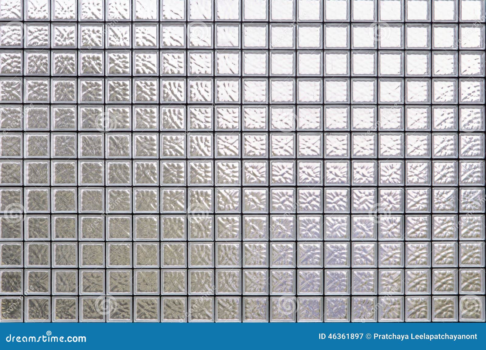Glass Block Wall Background Stock Image - Image of texture, glossy ...