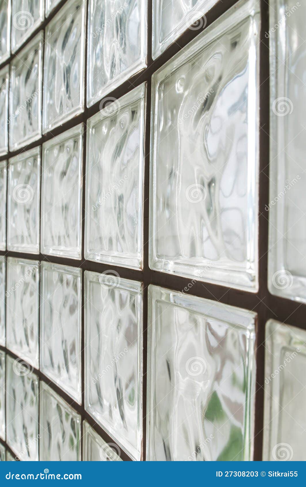 Glass block walls stock image. Image of architecture - 27308203