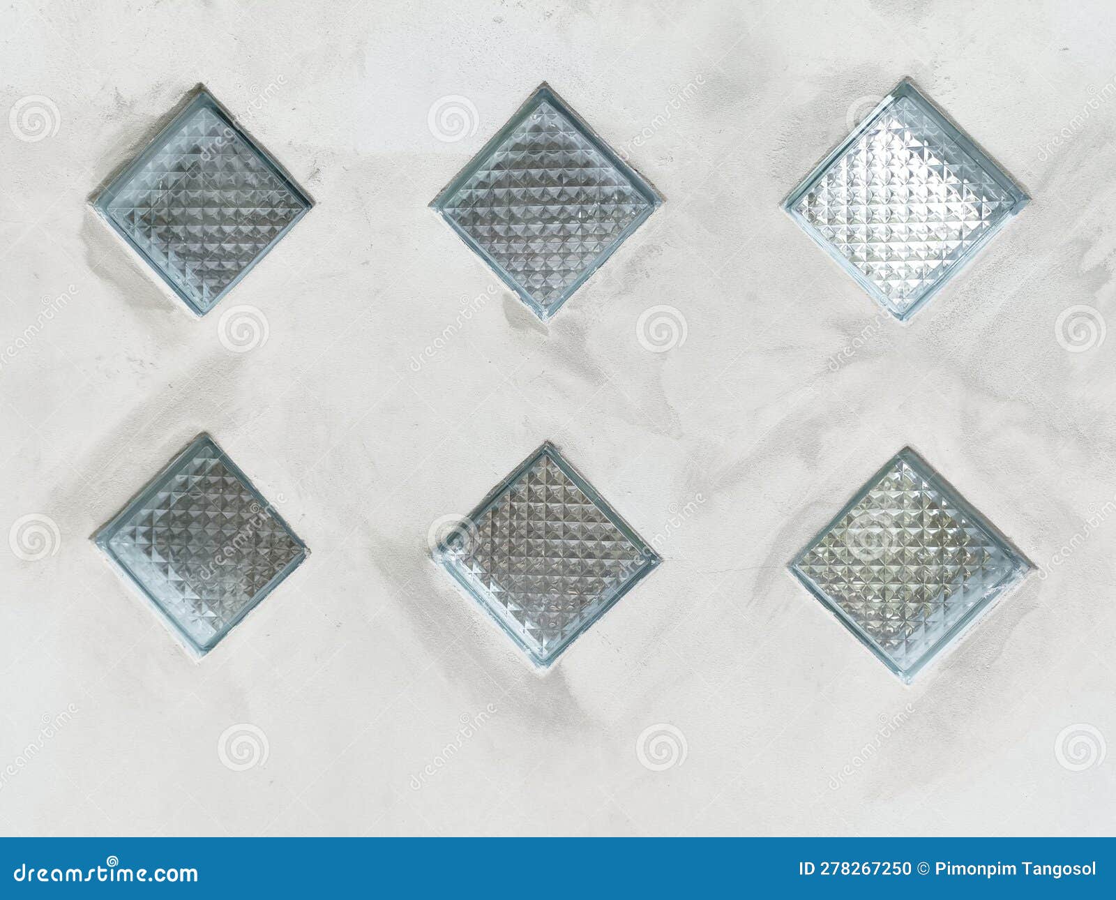 Glass Blocks in Construction Stock Photo - Image of textile, brick ...