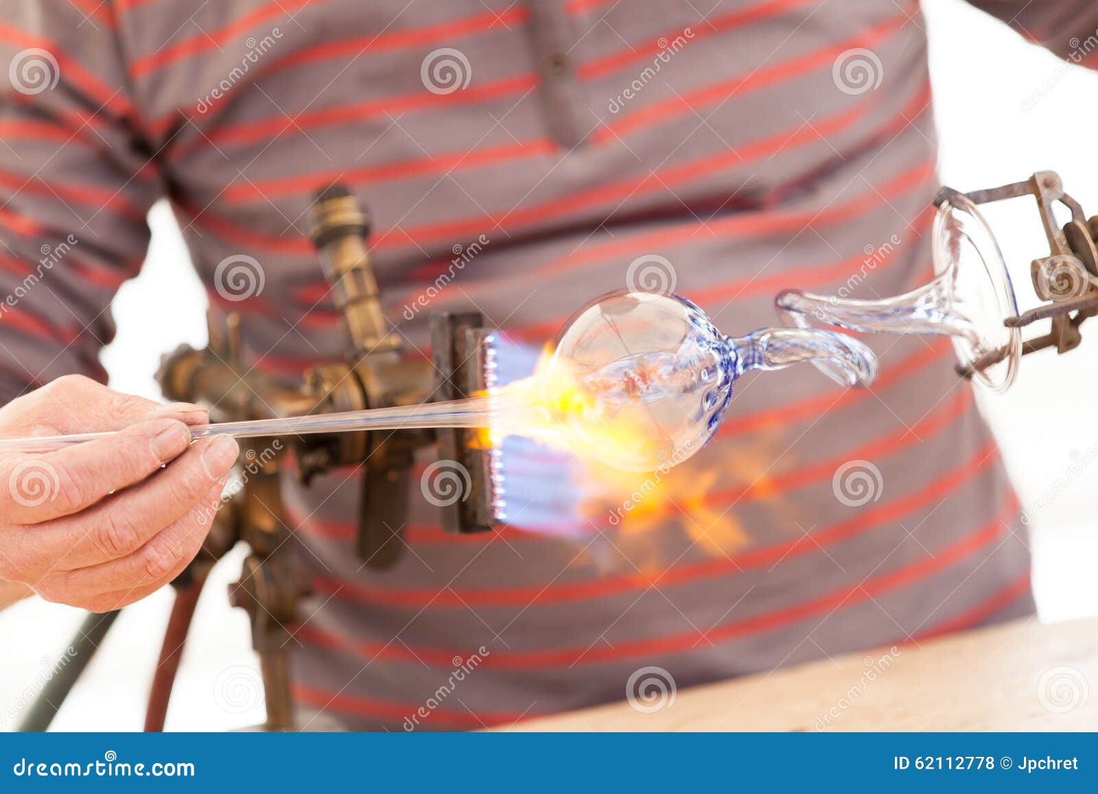 Glass-blower stock photo. Image of hand, artist, molten - 62112778