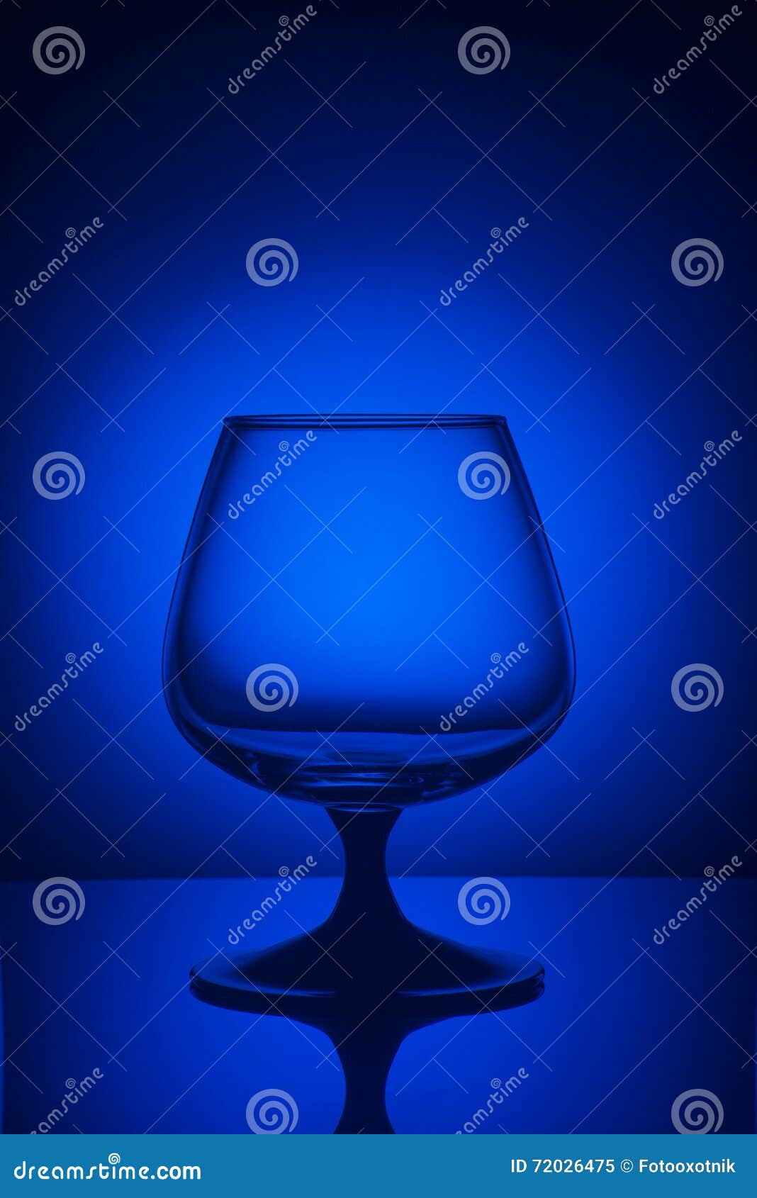 Glass in blue light stock image. Image of crystal, shiny - 72026475