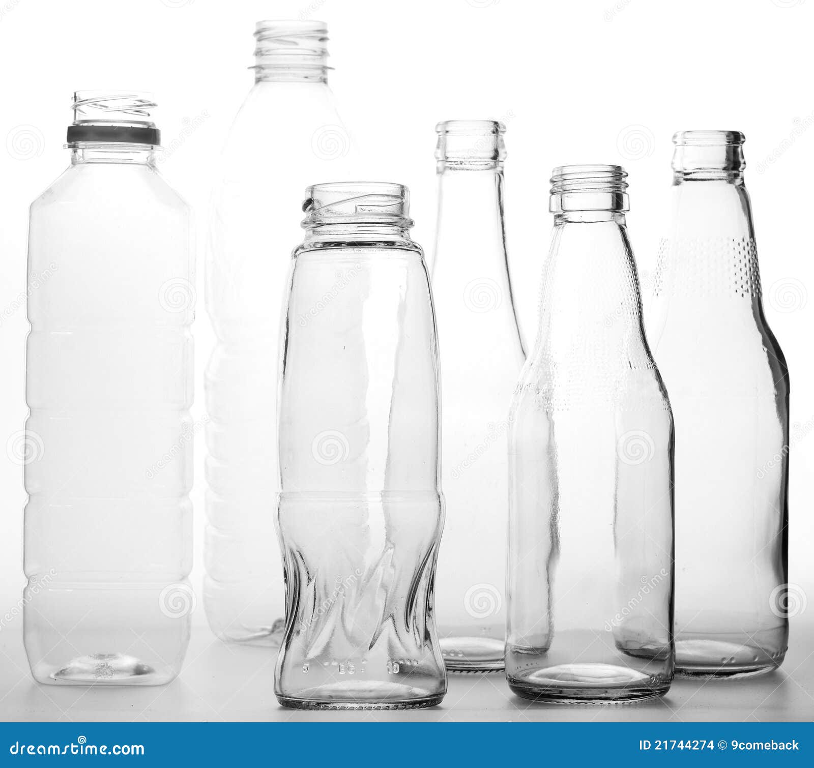 Glass bottle stock photo. Image of drink, diet, clear - 21744274