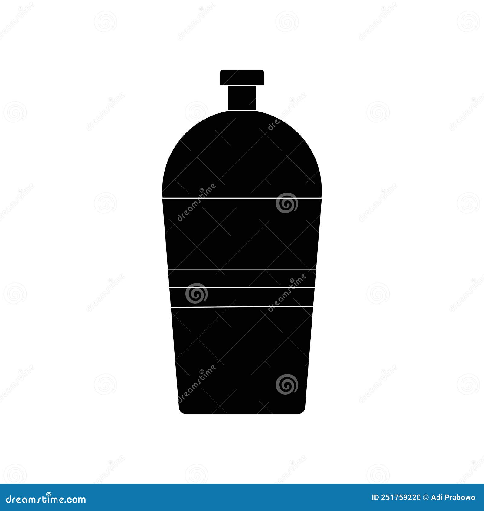 Glass Bottle Icon Logo Vector Design Stock Vector - Illustration of ...
