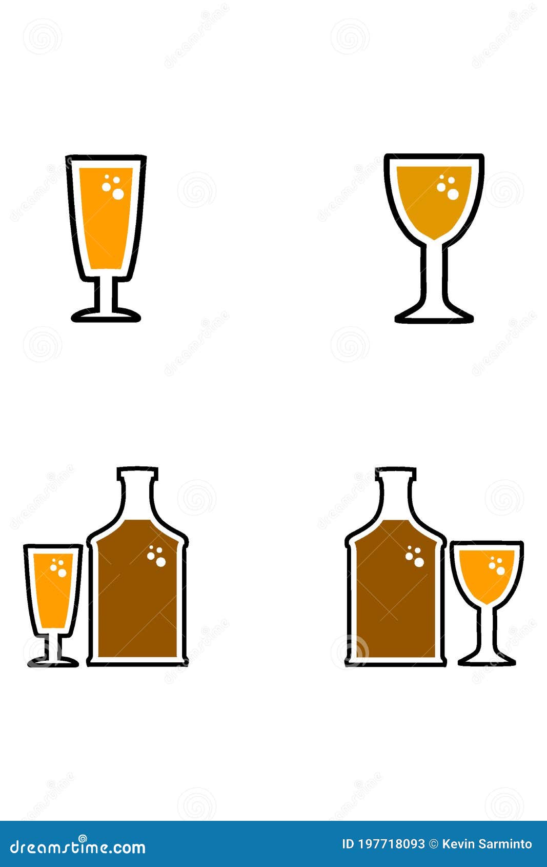 Glass bottle logo vector stock vector. Illustration of food - 197718093