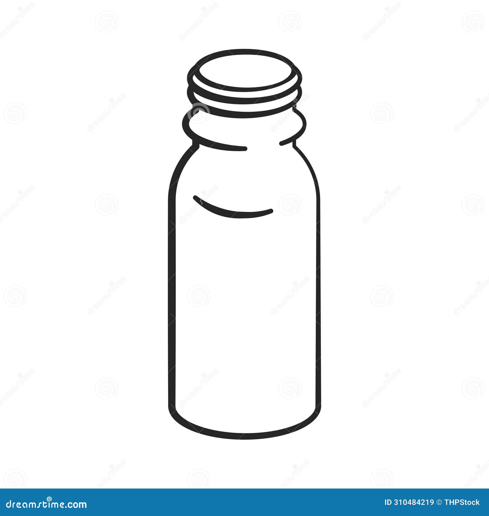 Glass Bottle Vector stock vector. Illustration of apothecary - 310484219