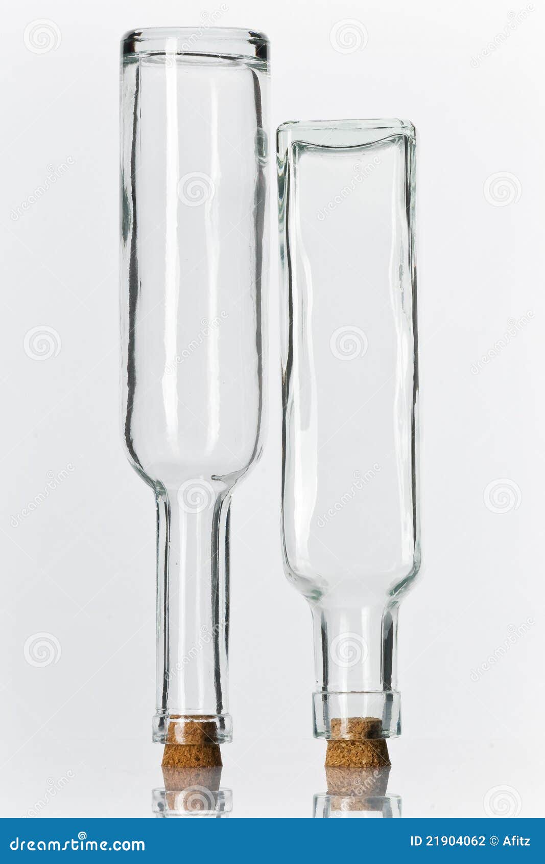 Glass bottles stock photo. Image of reflex, water, life - 21904062