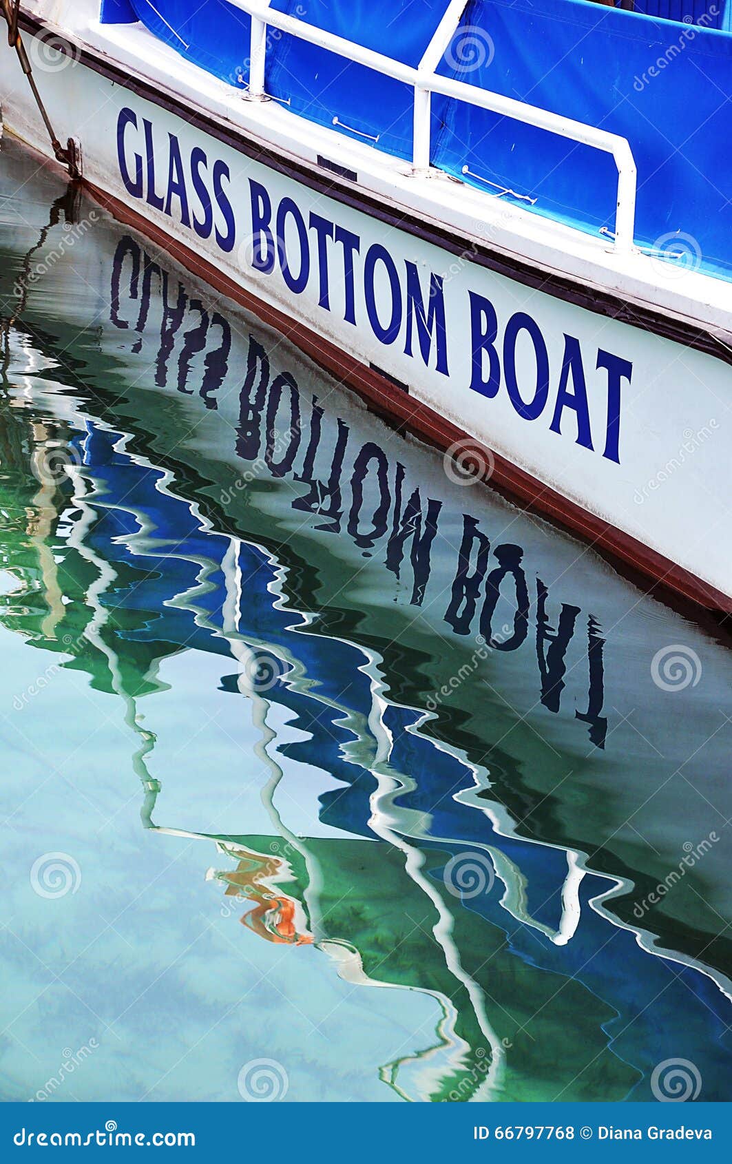Glass Bottom Boat Stock Photography | CartoonDealer.com #66797768
