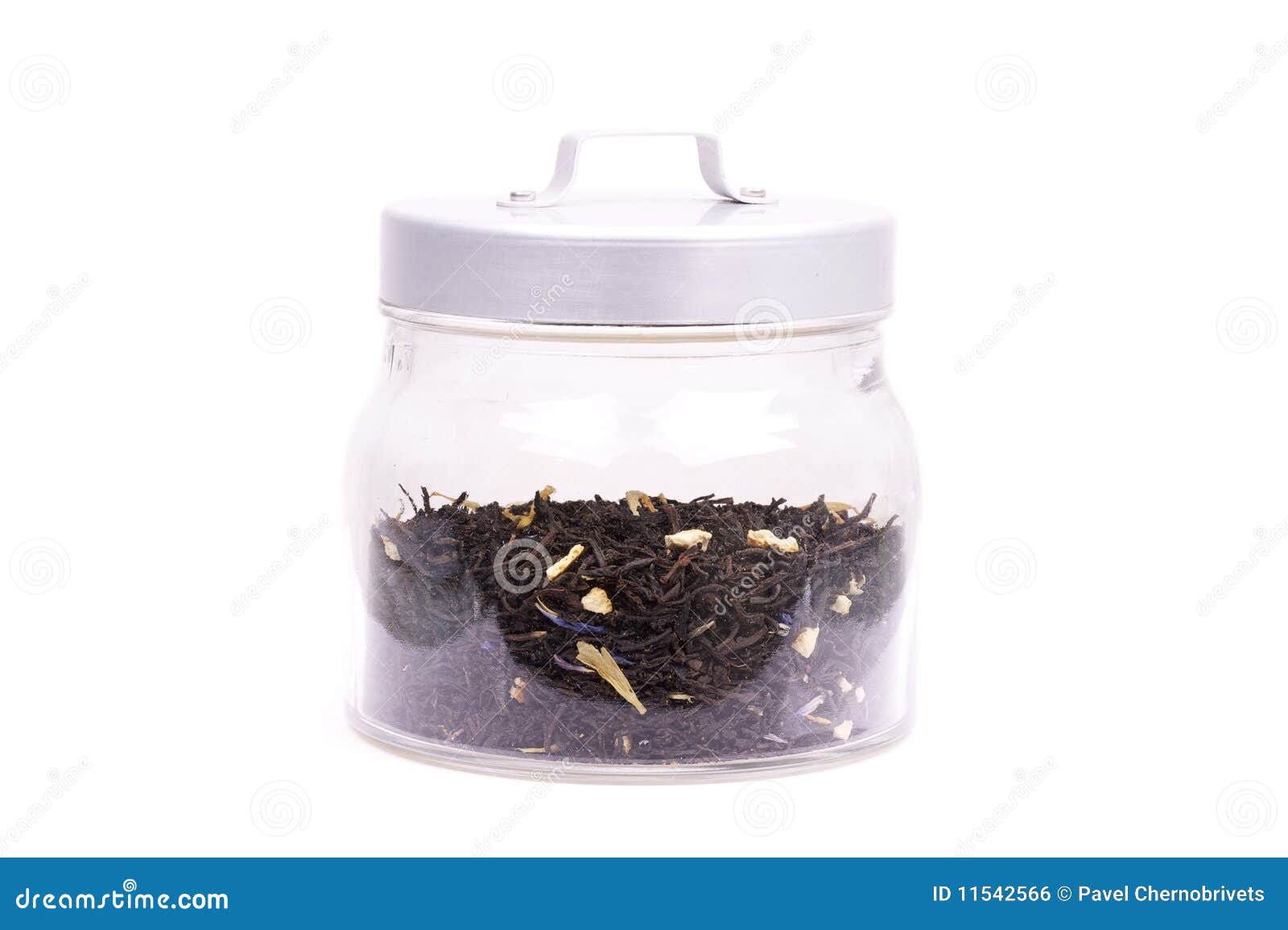 Glass box with tea stock photo. Image of leaf, healthy - 11542566