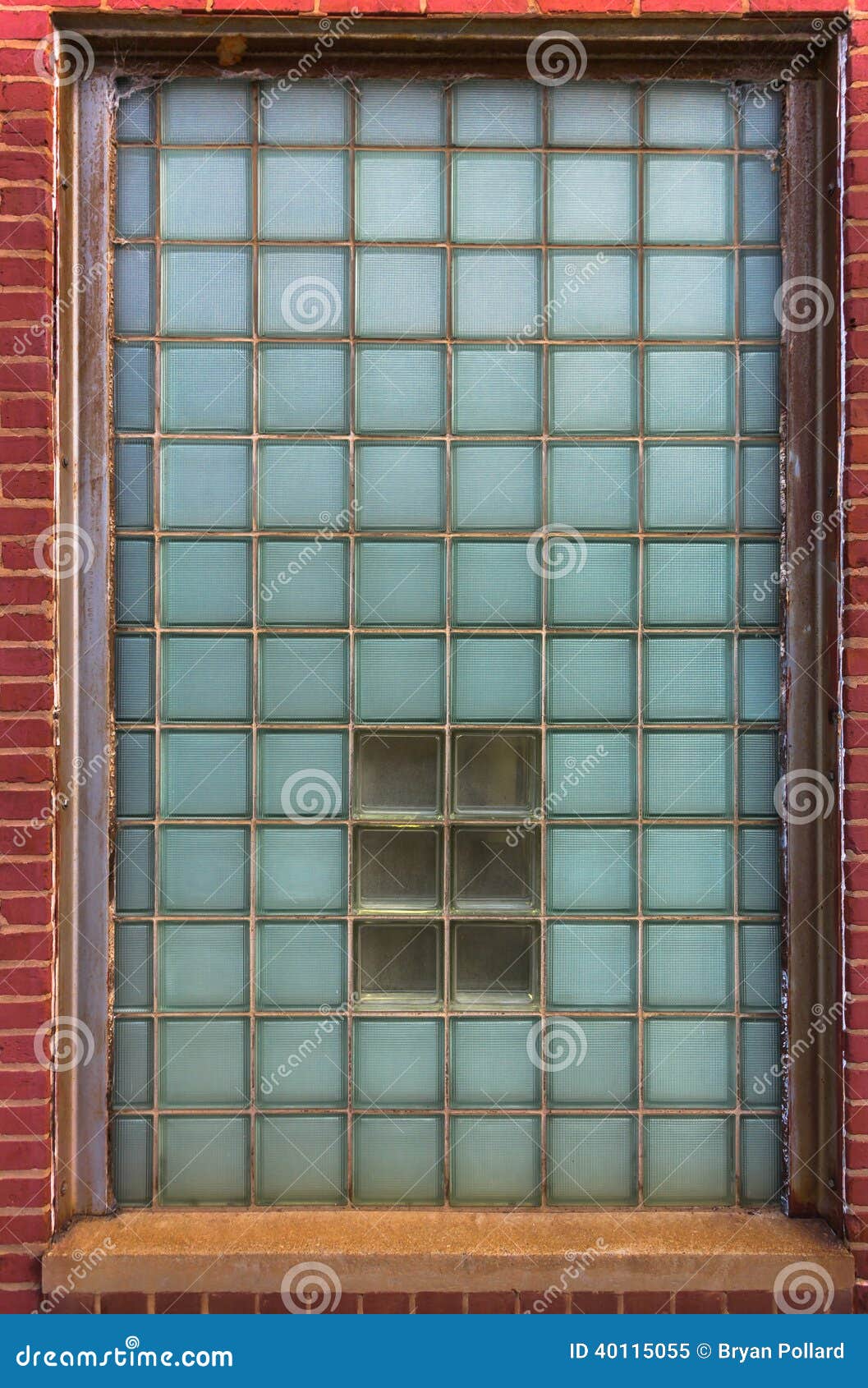 Glass Brick Window stock image. Image of window, brick - 40115055