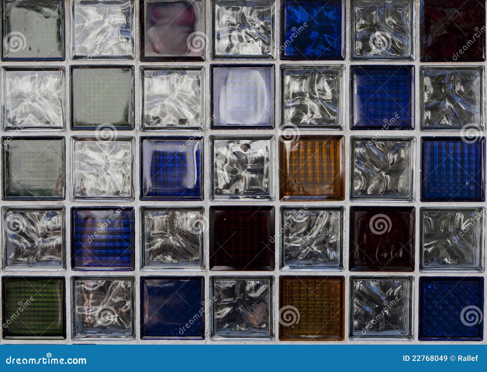 Glass Bricks stock image. Image of cement, separation - 22768049