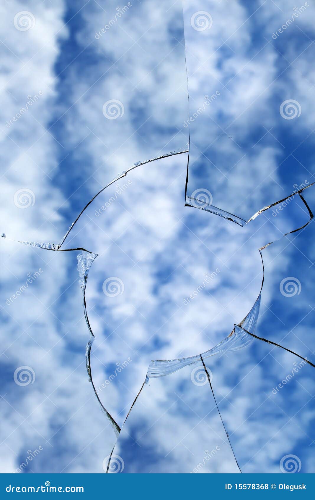 Glass Broken Cracks Splinters Stock Photo - Image of edge, deformation ...