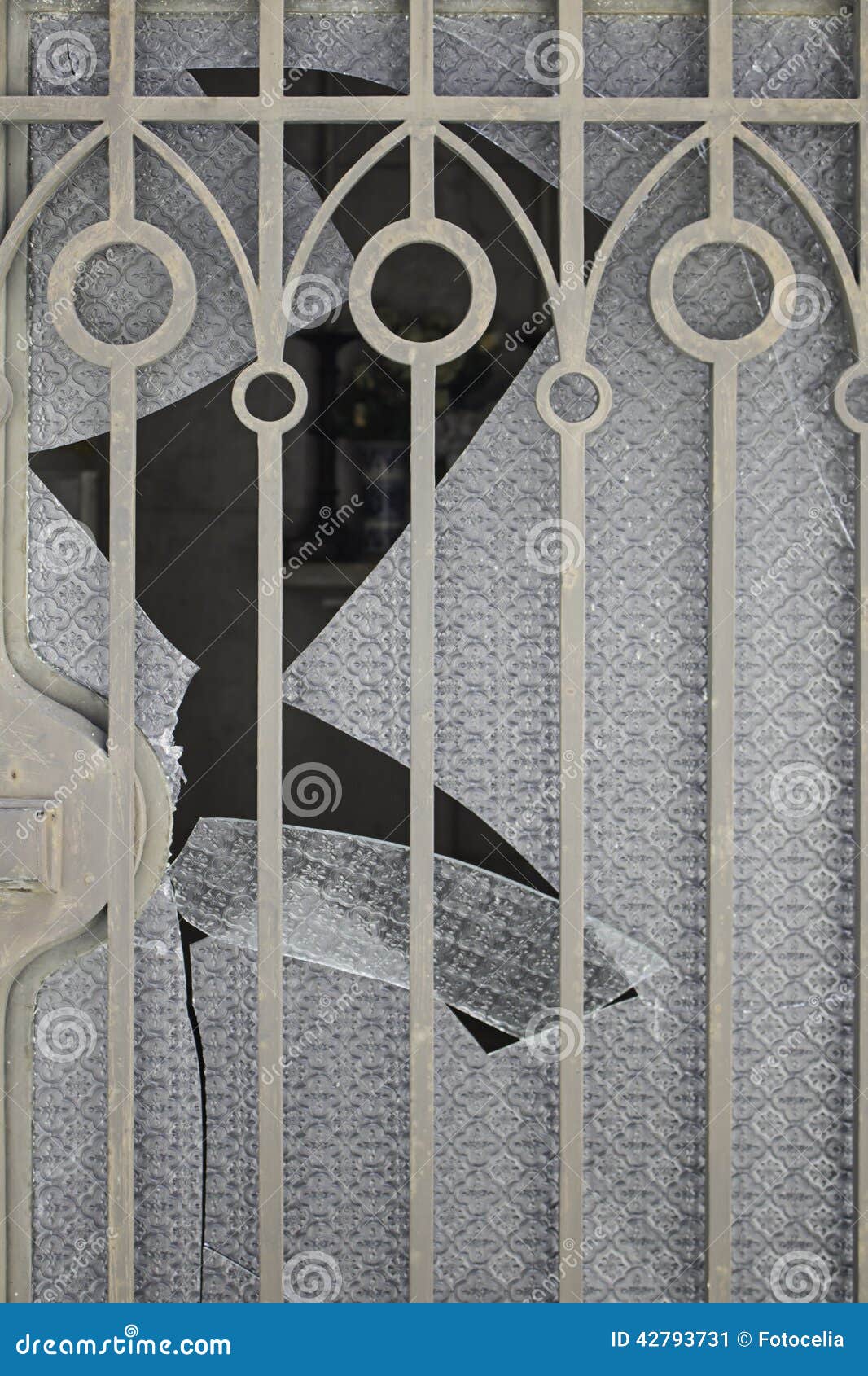 Glass broken fence stock image. Image of grunge, ancient - 42793731