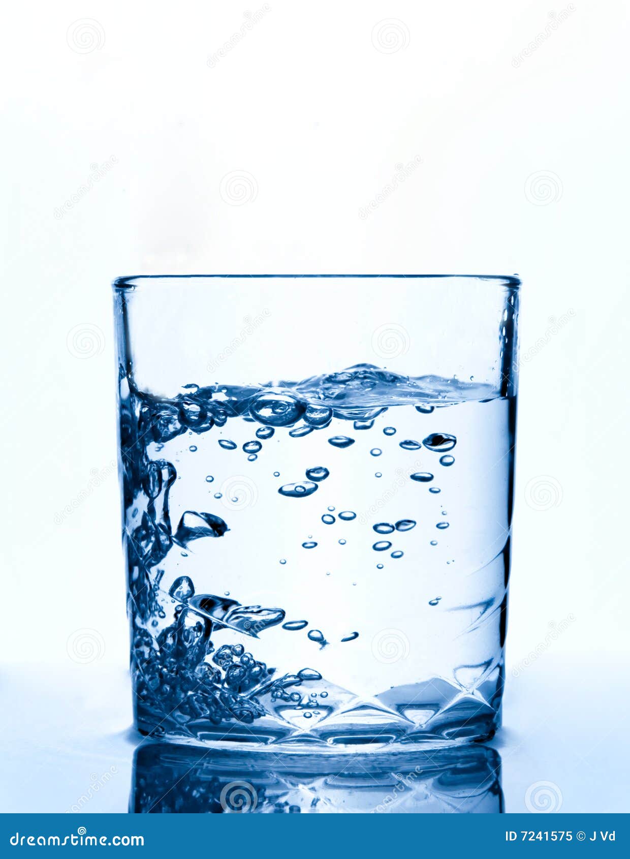 Glass with bubbles stock image. Image of bubbles, bath - 7241575