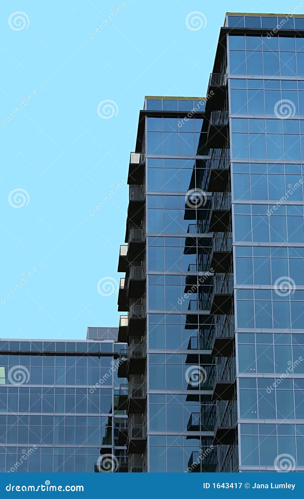 Glass Building stock image. Image of high, architecture - 1643417