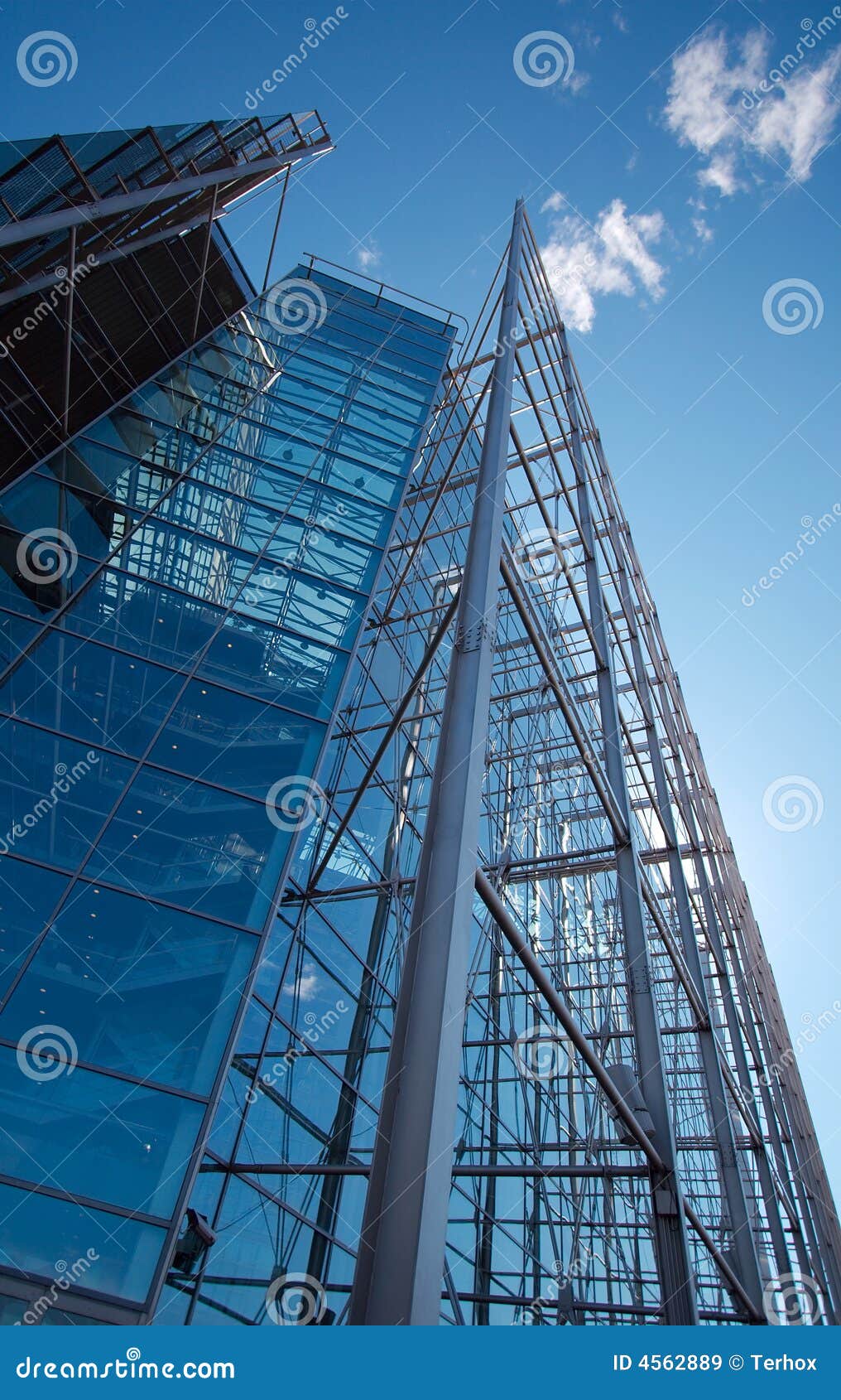 Sanomatalo, Tall Glass Office Building Stock Image - Image of sanoma ...
