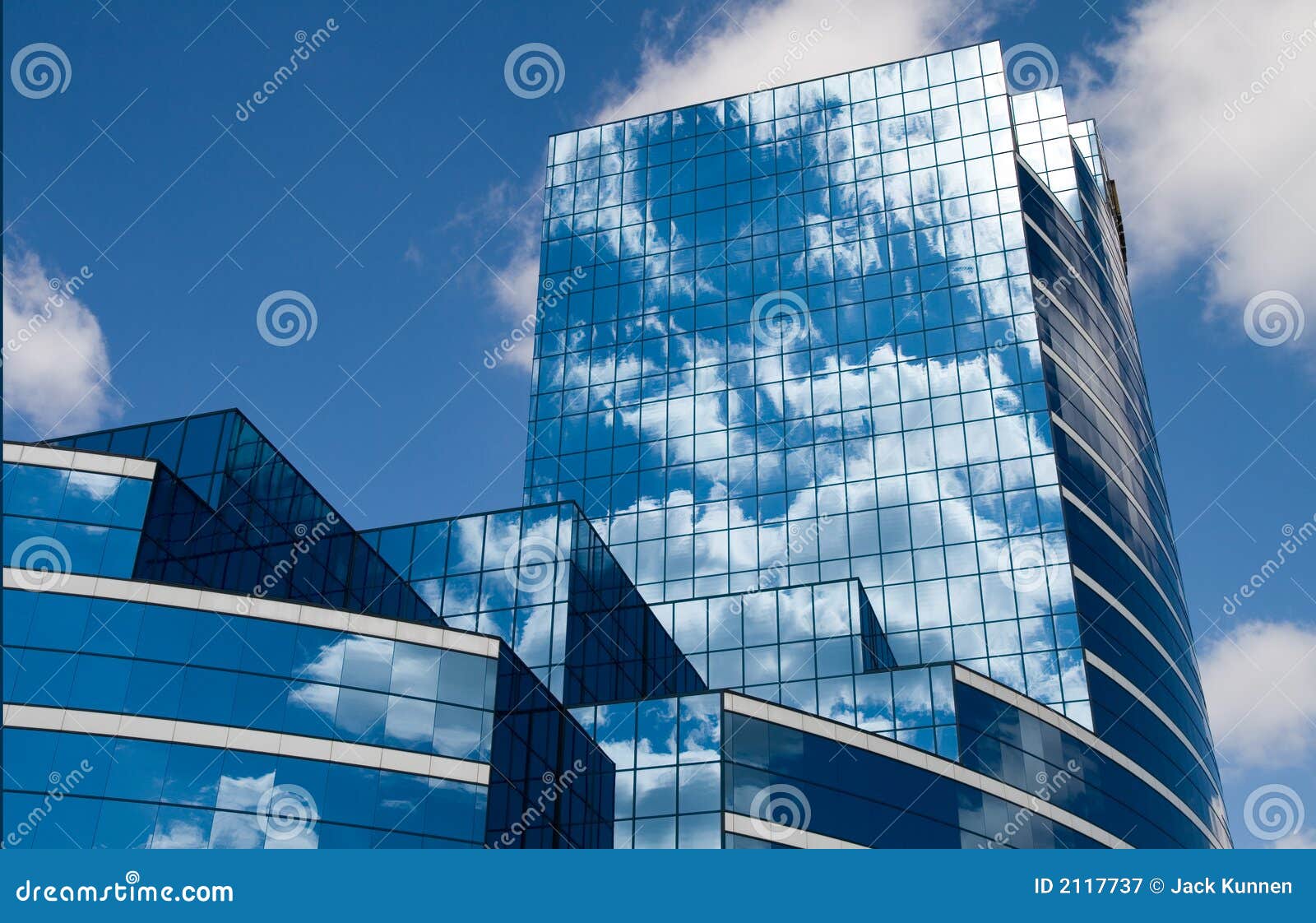 Glass Building in Blue stock image. Image of architecture - 2117737