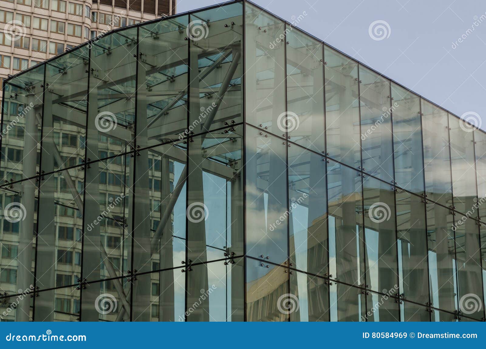 Glass Building in Boston, MA Stock Image - Image of boston, cool: 80584969