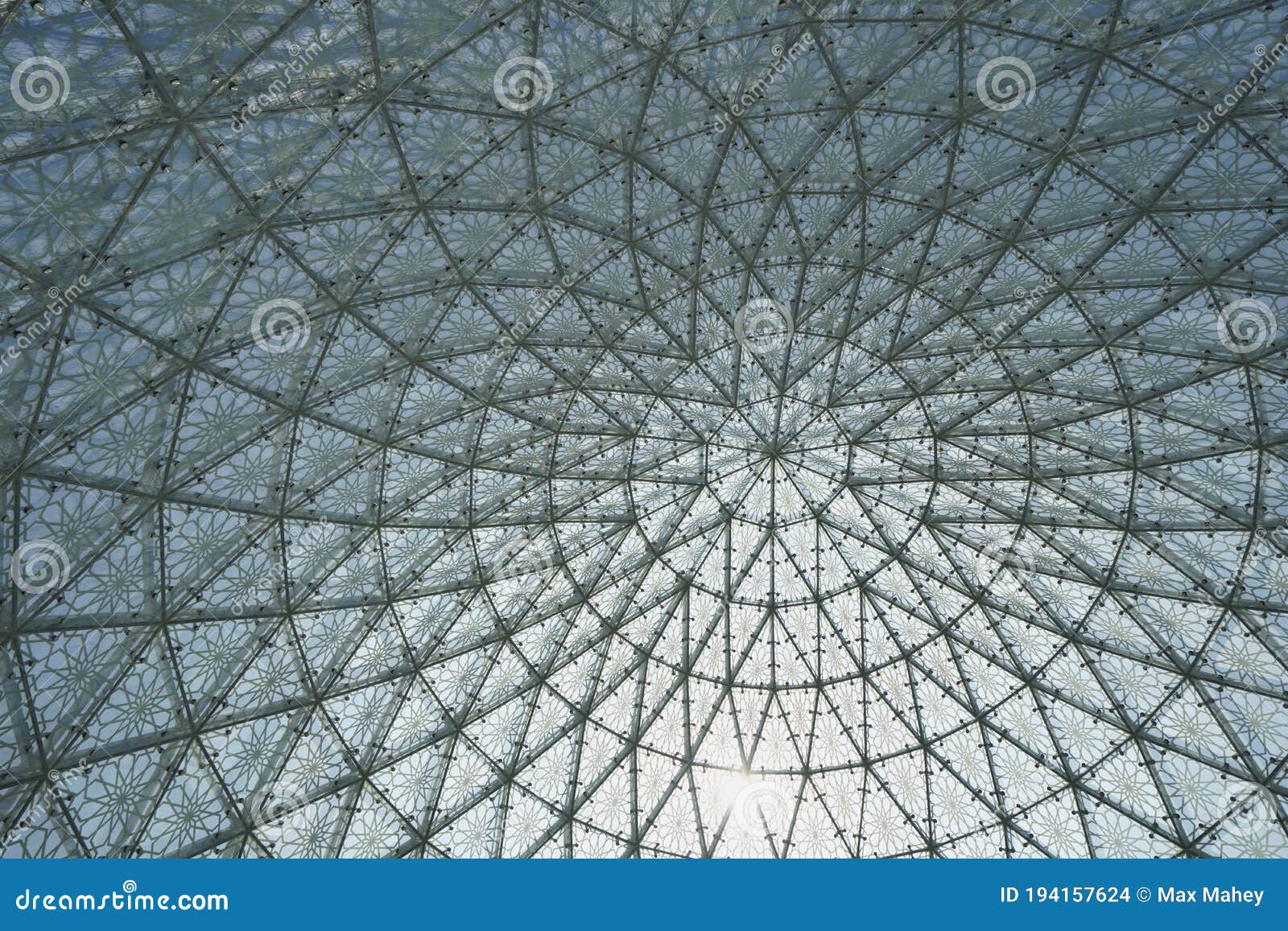 Glass Building Dome. Glass Roof. Modren Architecture Stock Photo ...