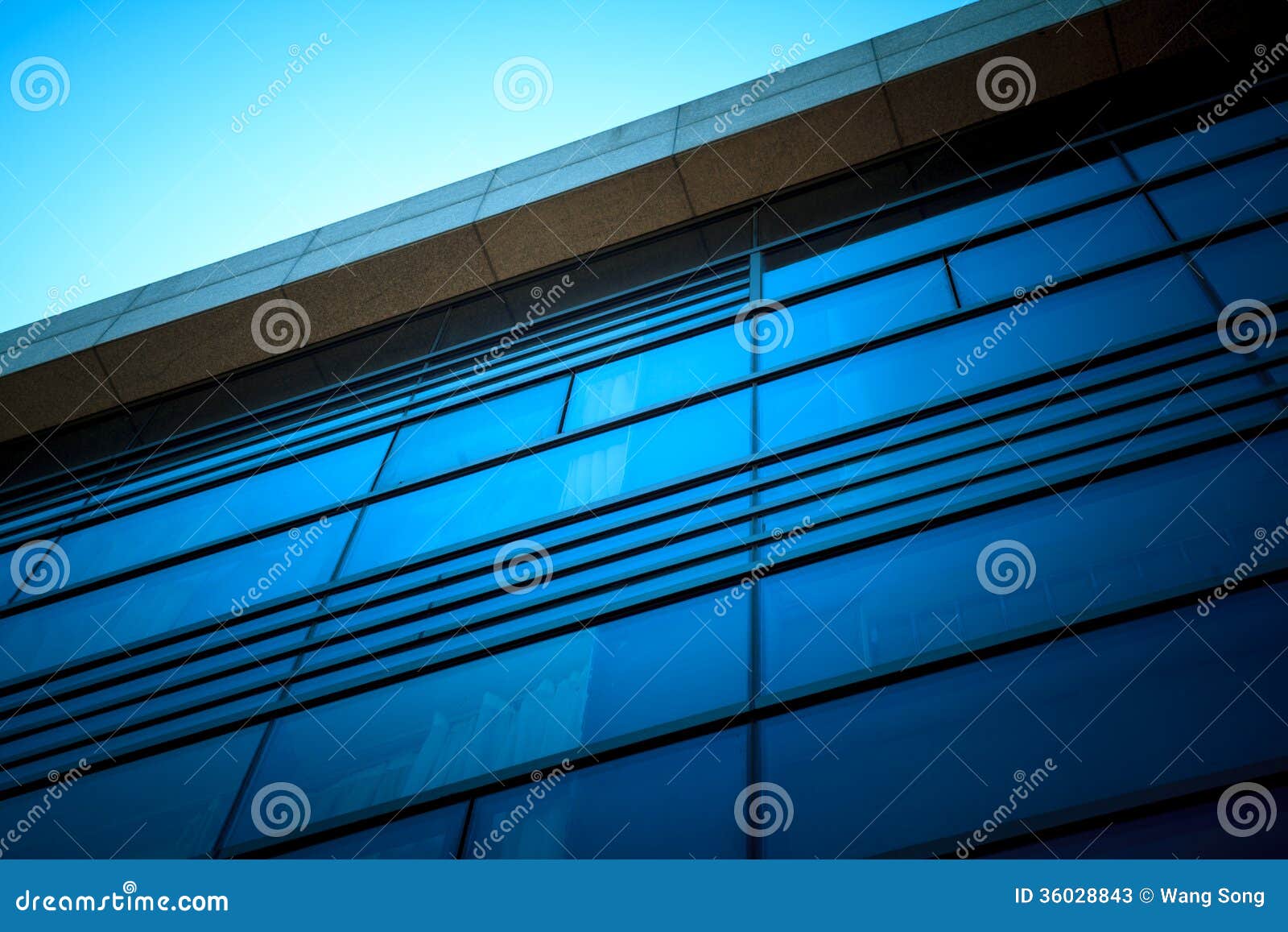 Glass building exterior stock image. Image of estate - 36028843