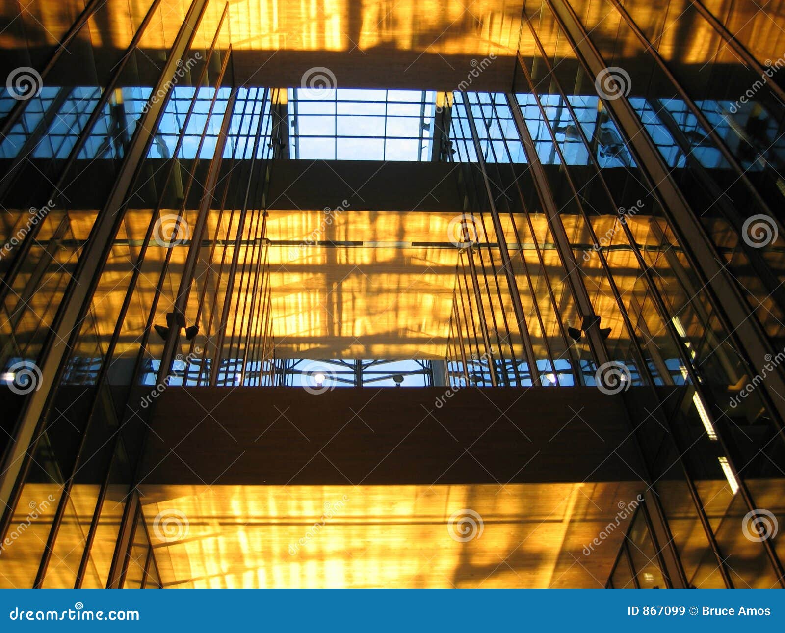Glass building interior #1 stock image. Image of floors - 867099