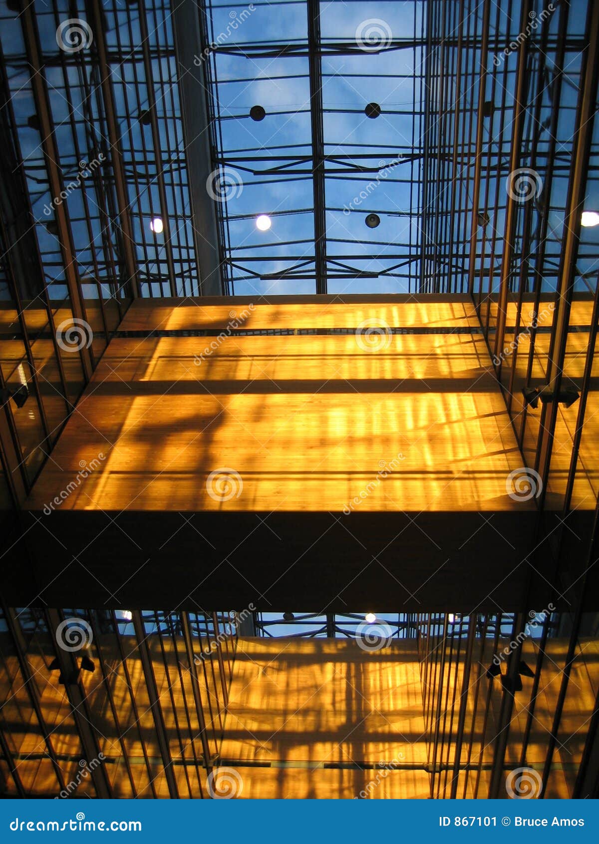 Glass building interior #3 stock image. Image of front - 867101